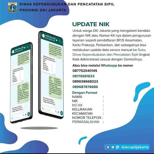 Update Nomor Induk Kependudukan (NIK) | AtmaGo