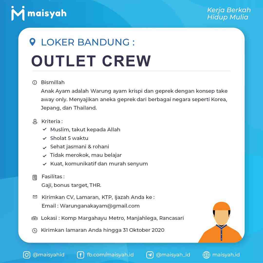 LOKER - OUTLET CREW | AtmaGo