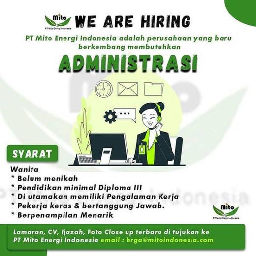 Lowongan Admin Wanita Medan | AtmaGo