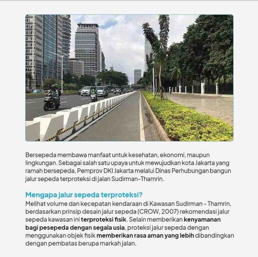 Mengenal Jalur Sepeda Terproteksi, Lajur Sudirman-Thamrin | AtmaGo
