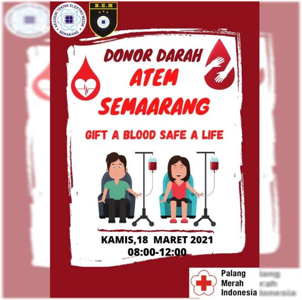 Donor Darah Bersama PMI + Atem Semarang (18 Maret 2021) | AtmaGo