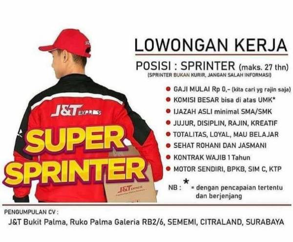 Sprinter J&T Surabaya | AtmaGo