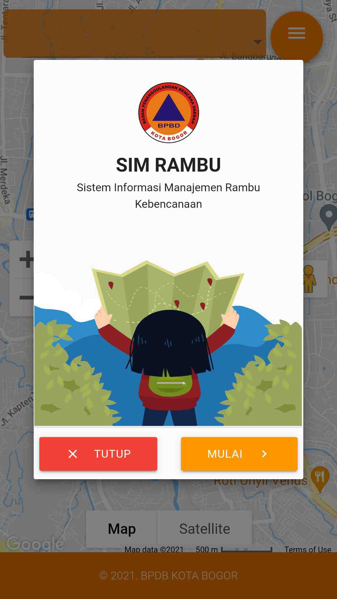 Siruben : Sistem Informasi Manajemen Rambu Kebencanaan | AtmaGo