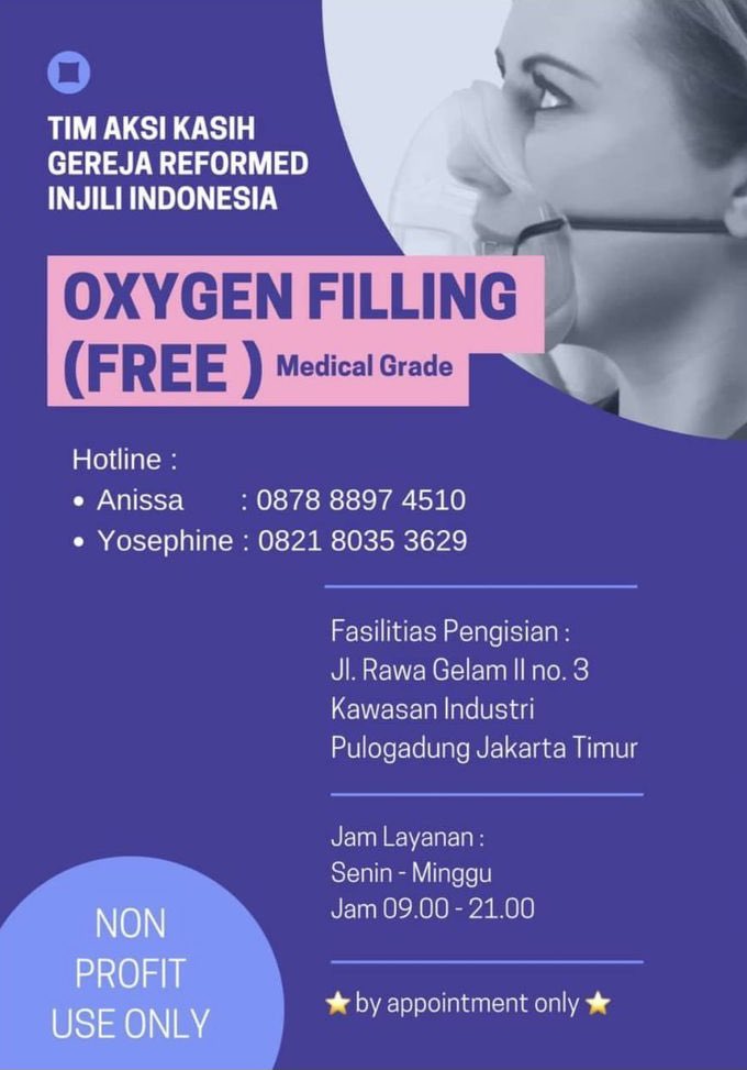 Layanan Pengisian Oksigen Gratis Pulogadung Jakarta Timur | AtmaGo