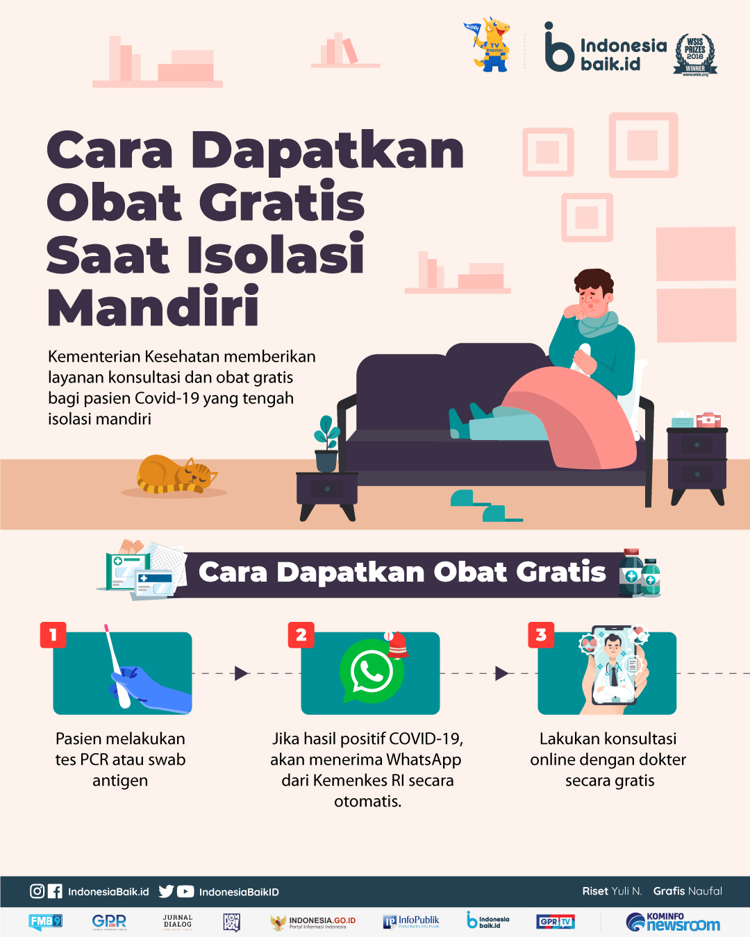 Cara Dapatkan Obat Gratis Saat Isolasi Mandiri | AtmaGo