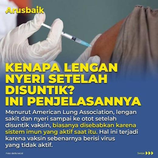 Kenapa Lengan Nyeri Setelah Disuntik? Ini Penjelasannya | AtmaGo
