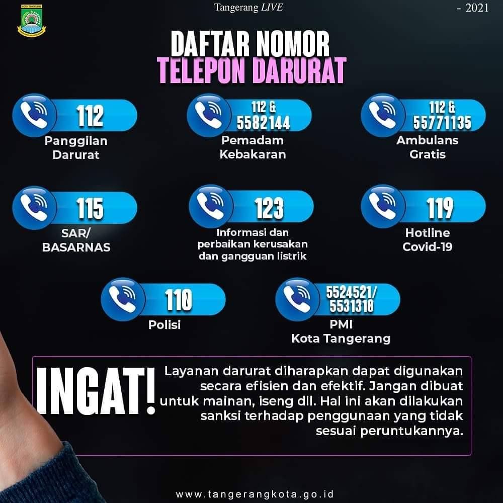 Nomor Telepon Darurat Saat Kondisi Gawat | AtmaGo