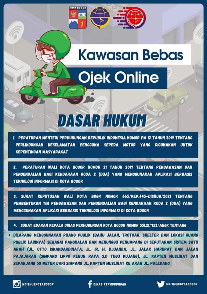 SOSIALISASI KAWASAN BEBAS OJEK ONLINE DI KOTA BOGOR | AtmaGo