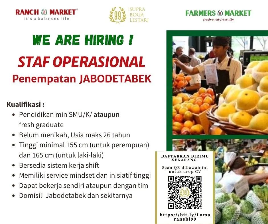 Lowongan STAF OPERASIONAL | AtmaGo