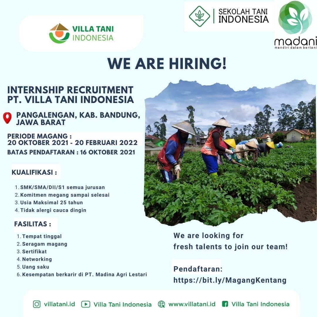 Lowongan Magang Operator Budidaya | AtmaGo