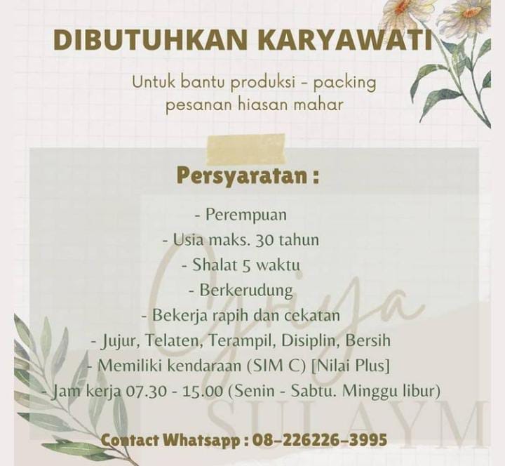 Karyawati Packing | AtmaGo