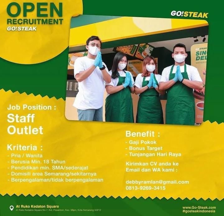 Staff Outlet Go Steak | AtmaGo