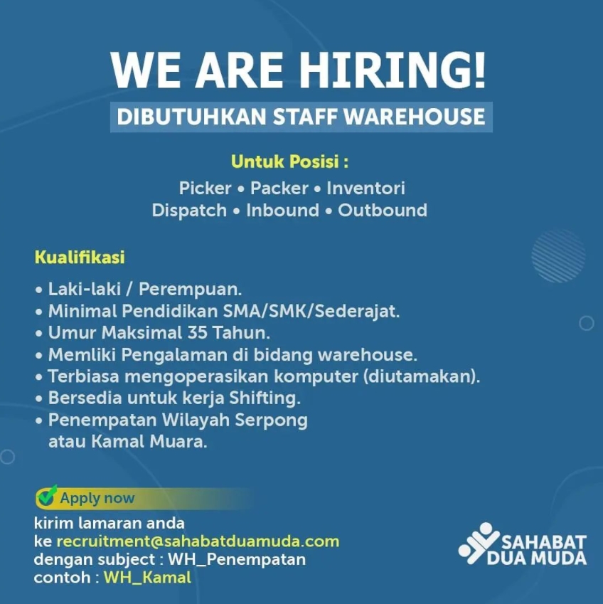 Staff Warehouse | AtmaGo