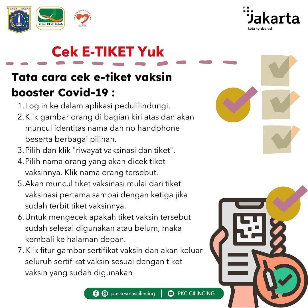 Cara Cek E-tiket Vaksin Booster Covid-19 | AtmaGo