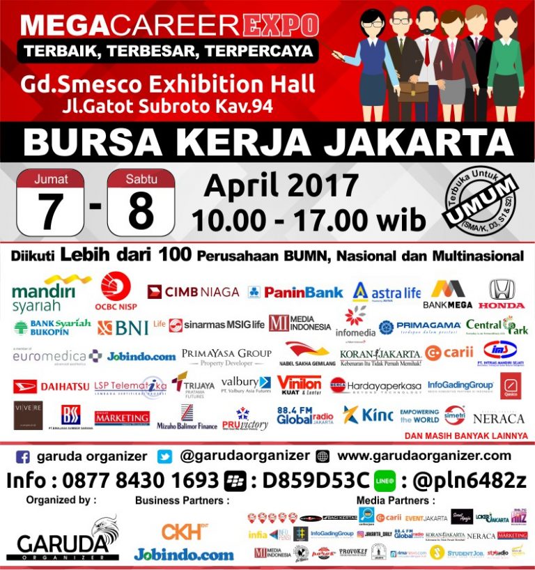 Info Karir Mega Career Expo Jakarta April 2017 Atmago