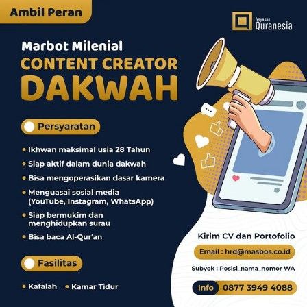 Marbot Milenial Content Creator Dakwah | AtmaGo