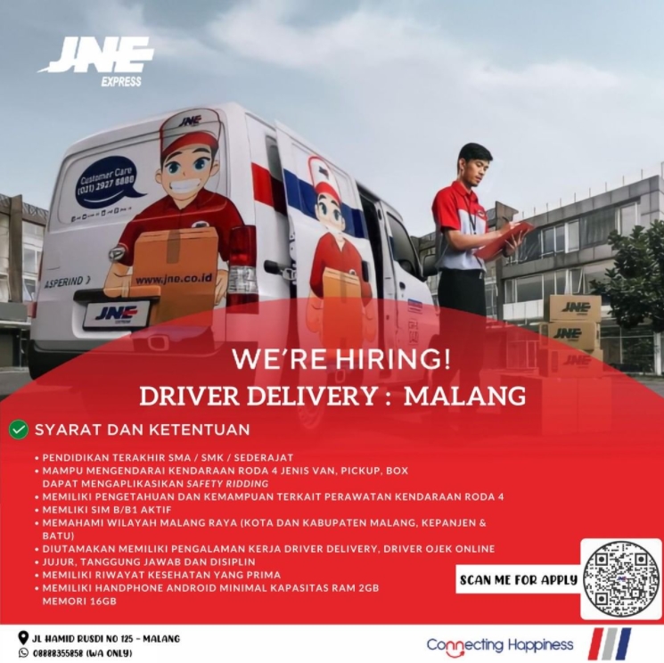 Driver Delivery - JNE Express | AtmaGo