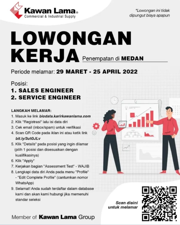 Lowongan Sales dan Service Engineer | AtmaGo