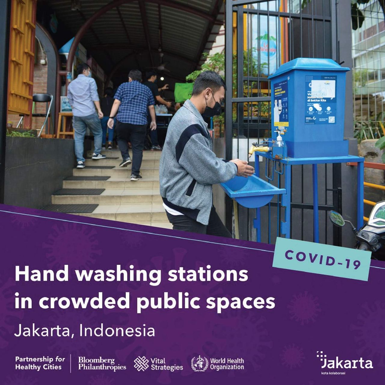 Hand Washing Stations In Crowded Public Spaces | AtmaGo