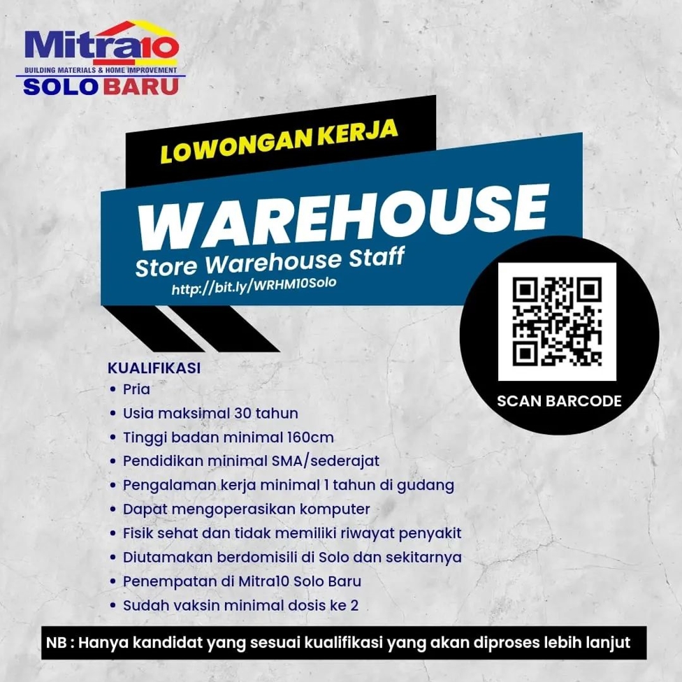 Store Warehouse Staff | AtmaGo