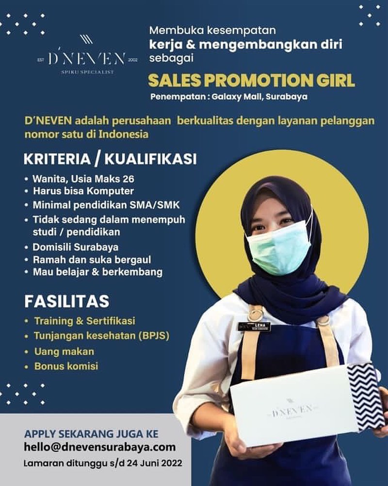 SALES PROMOTION GIRL / SPG | AtmaGo
