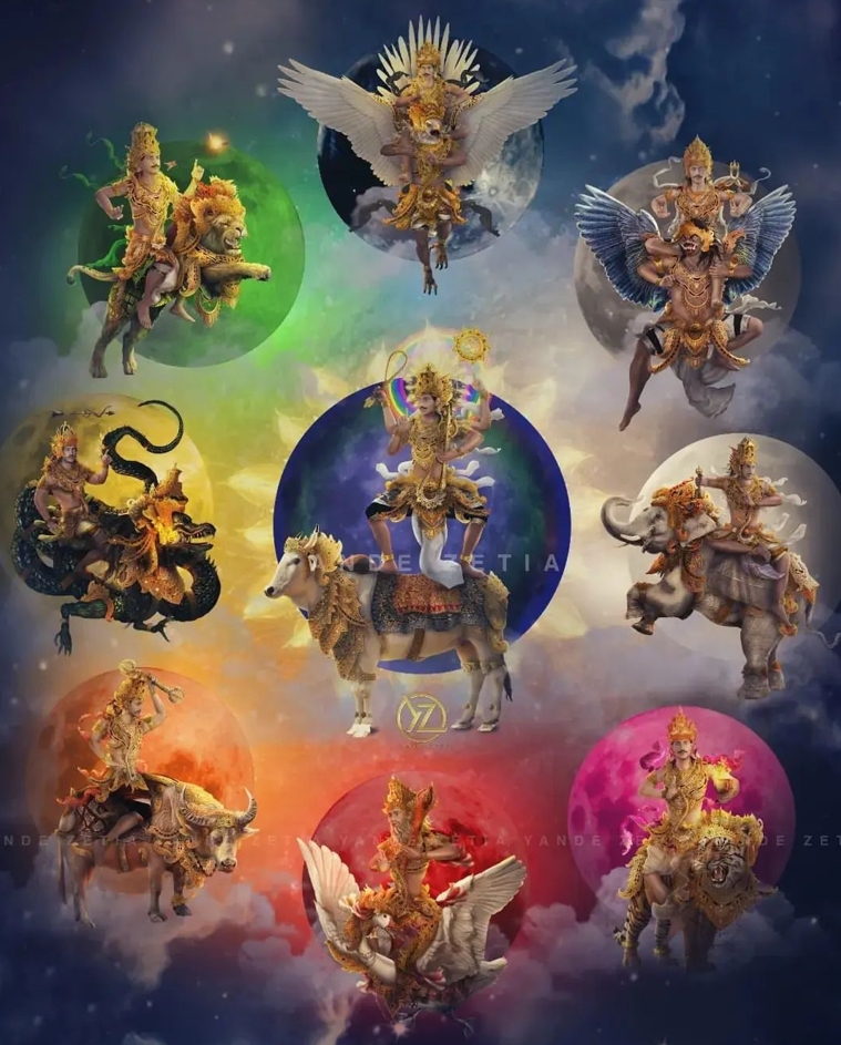 Filsafat Hindu: Dewata Nawa Sangha, 9 Manifestasi Śiwa | AtmaGo