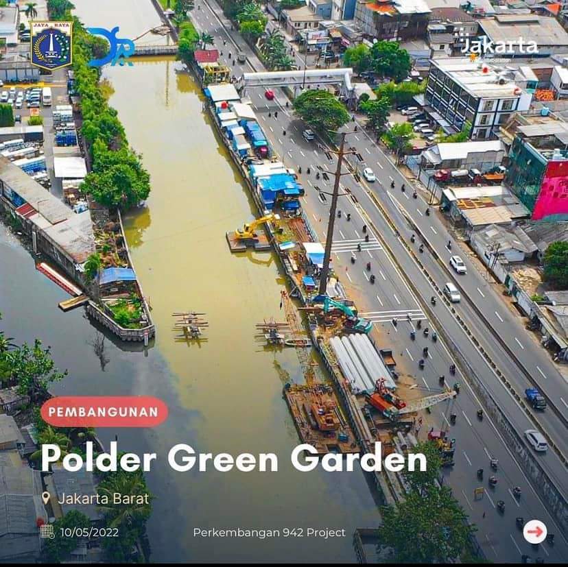 Pembangunan Polder Green Garden | AtmaGo