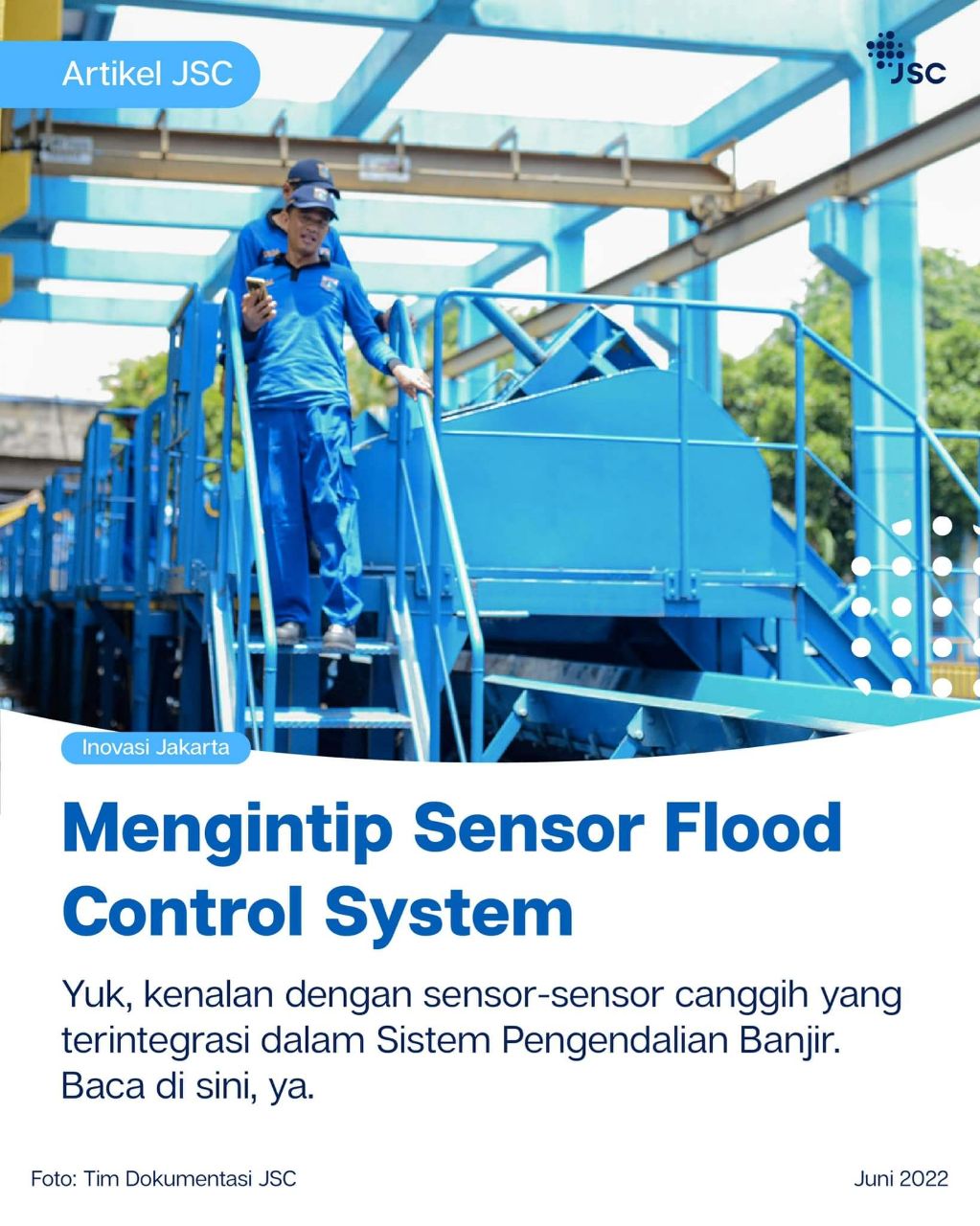 Mengintip Sensor Flood Control System | AtmaGo