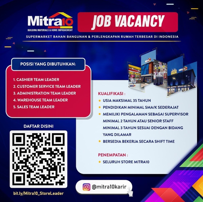Lowongan CS, Kasir, Admin, Sales, dan Warehouse | AtmaGo