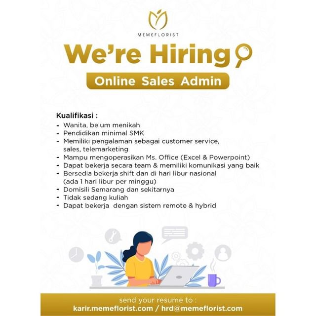 Online Sales Admin | AtmaGo