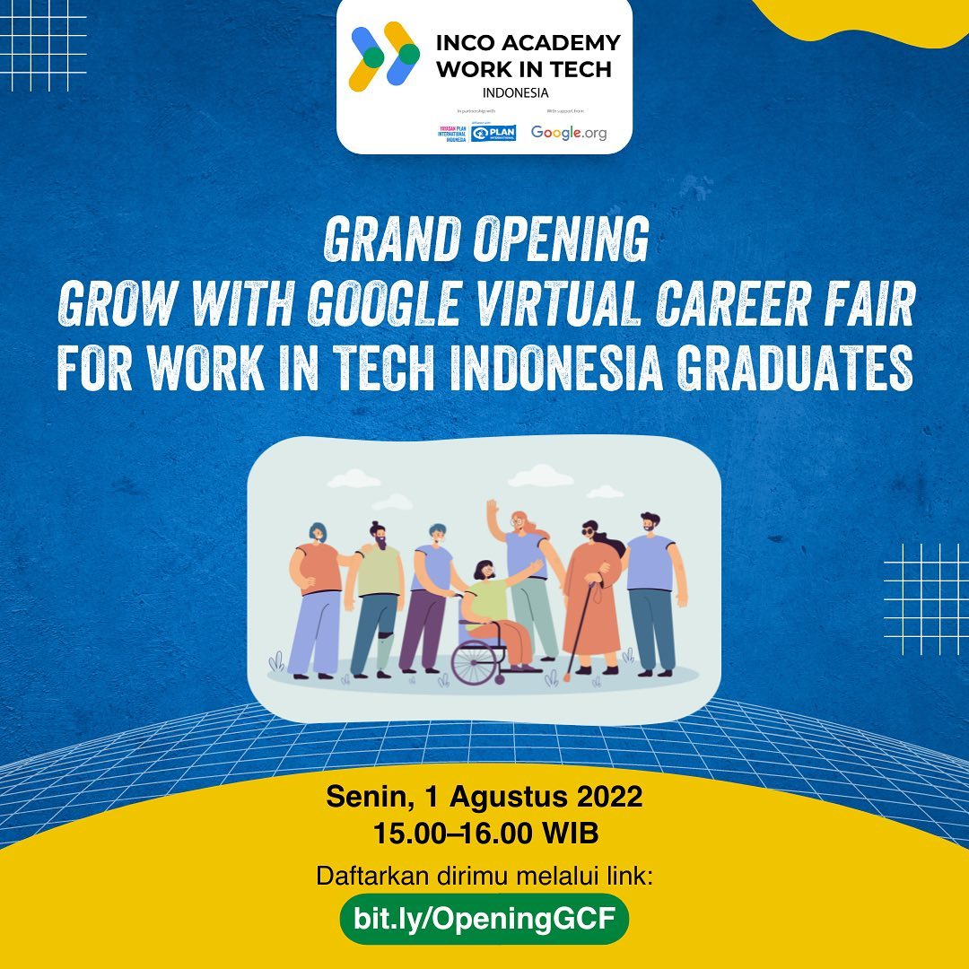 Grand Opening Grow with Google Virtual Career Fair | AtmaGo