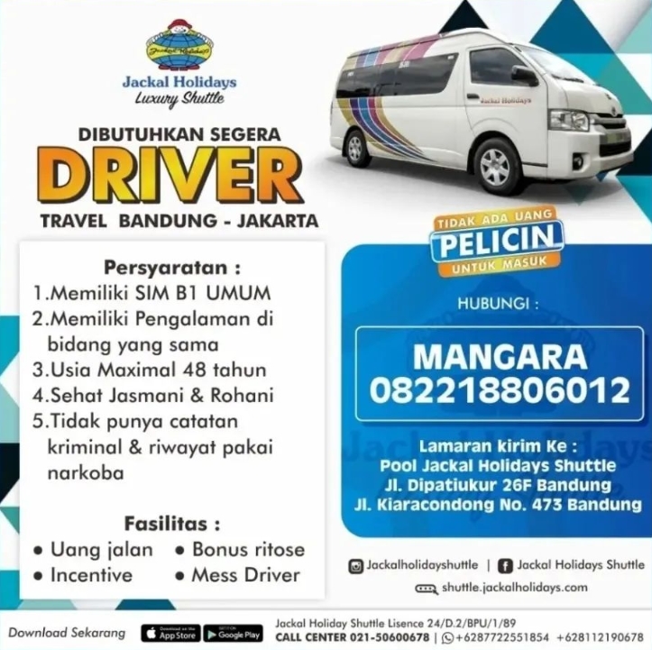 DRIVER TRAVEL BANDUNG - JAKARTA | AtmaGo