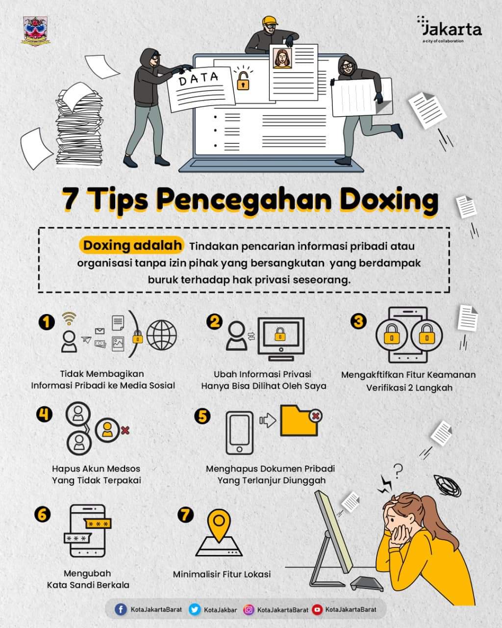7 TIPS PENCEGAHAN DOXING | AtmaGo
