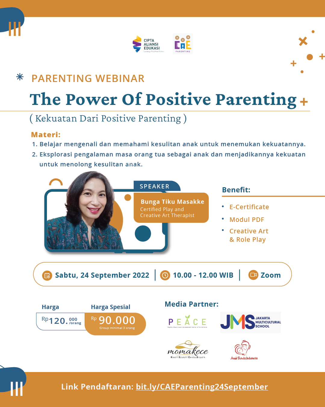 Seminar Parenting: The Power of Positive Parenting | AtmaGo