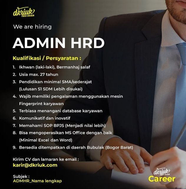 ADMIN HRD | AtmaGo