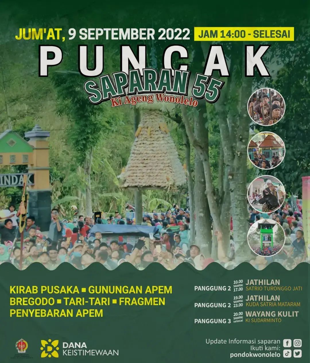 Kirab Pusaka dan Saparan Ki Ageng Wonolelo ke-55 | AtmaGo