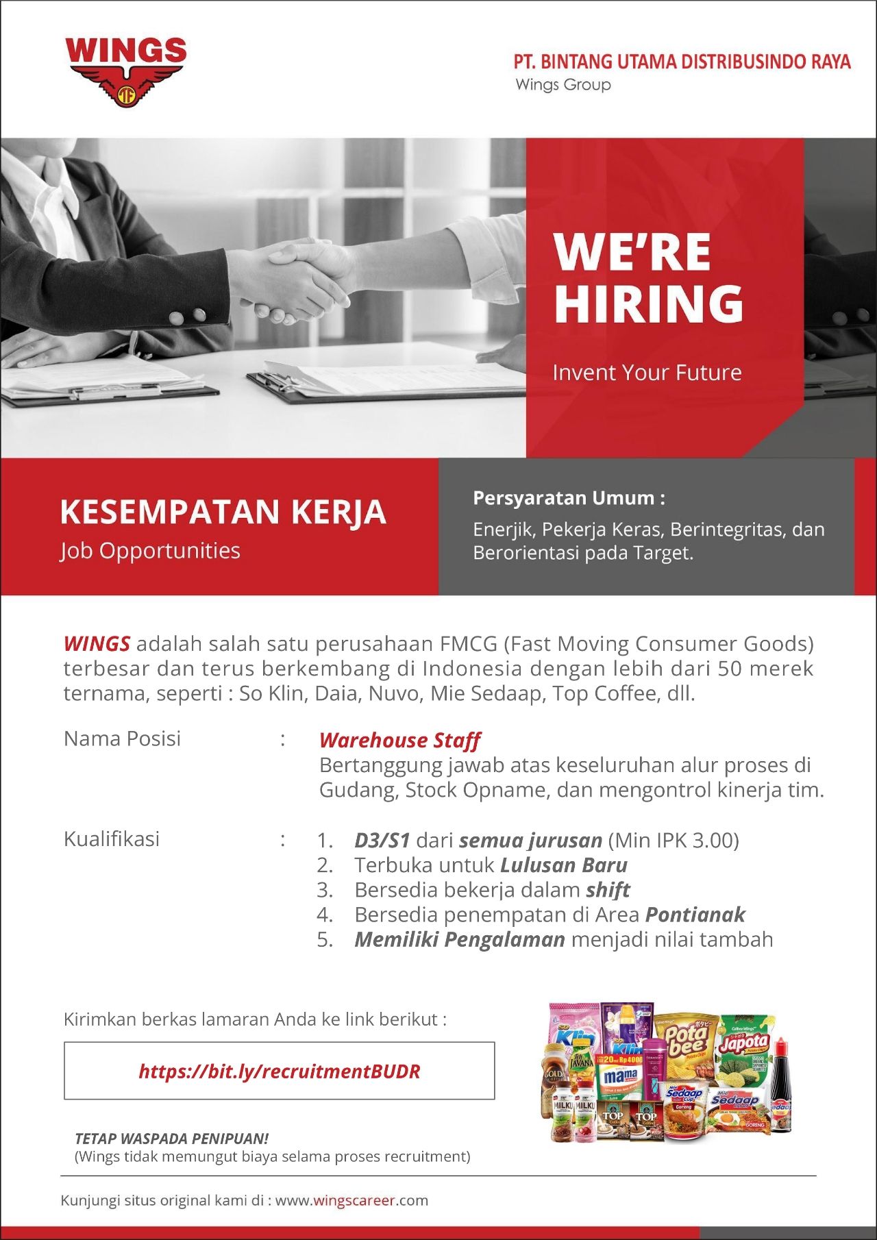 Warehouse Staff | AtmaGo