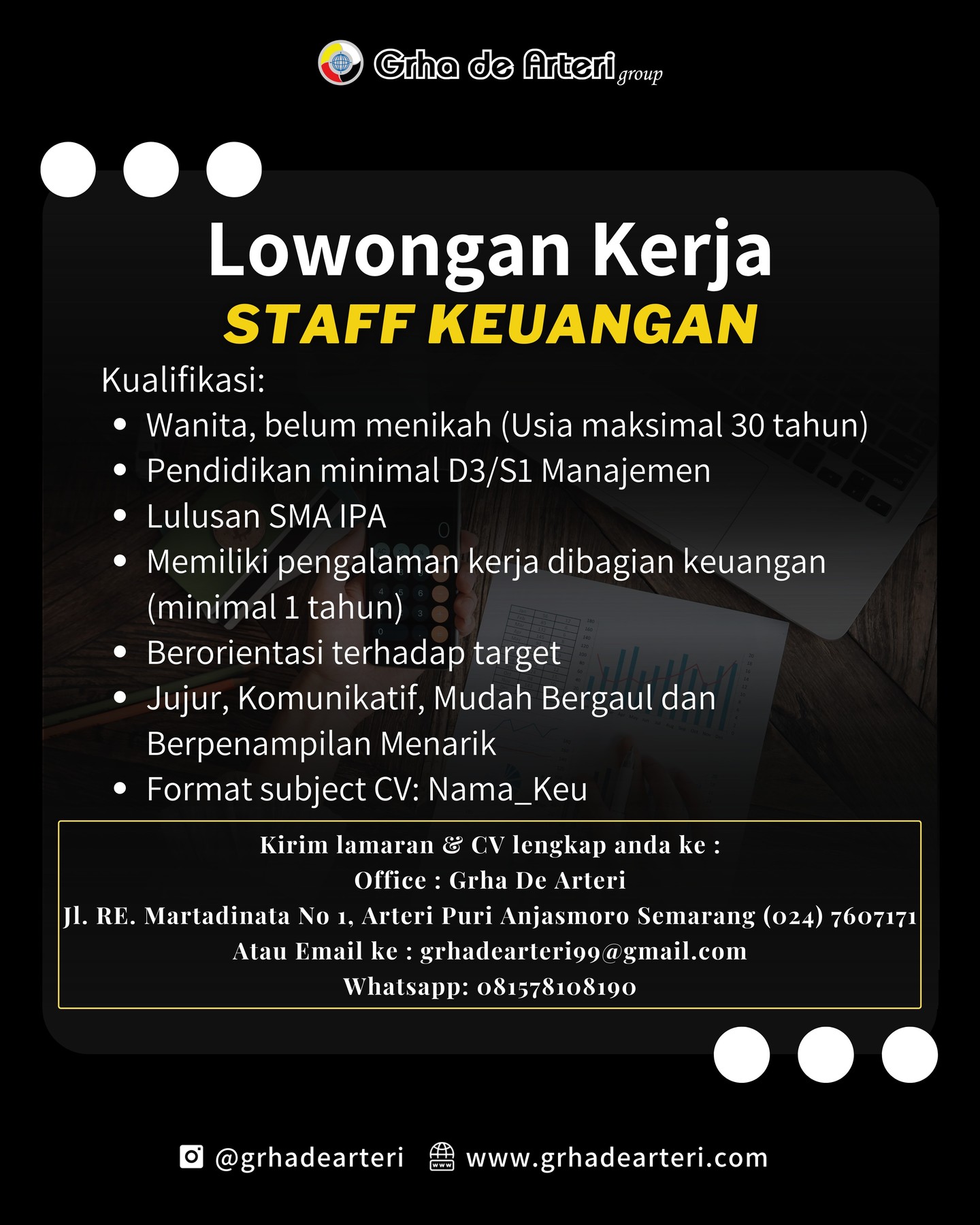 STAFF KEUANGAN | AtmaGo