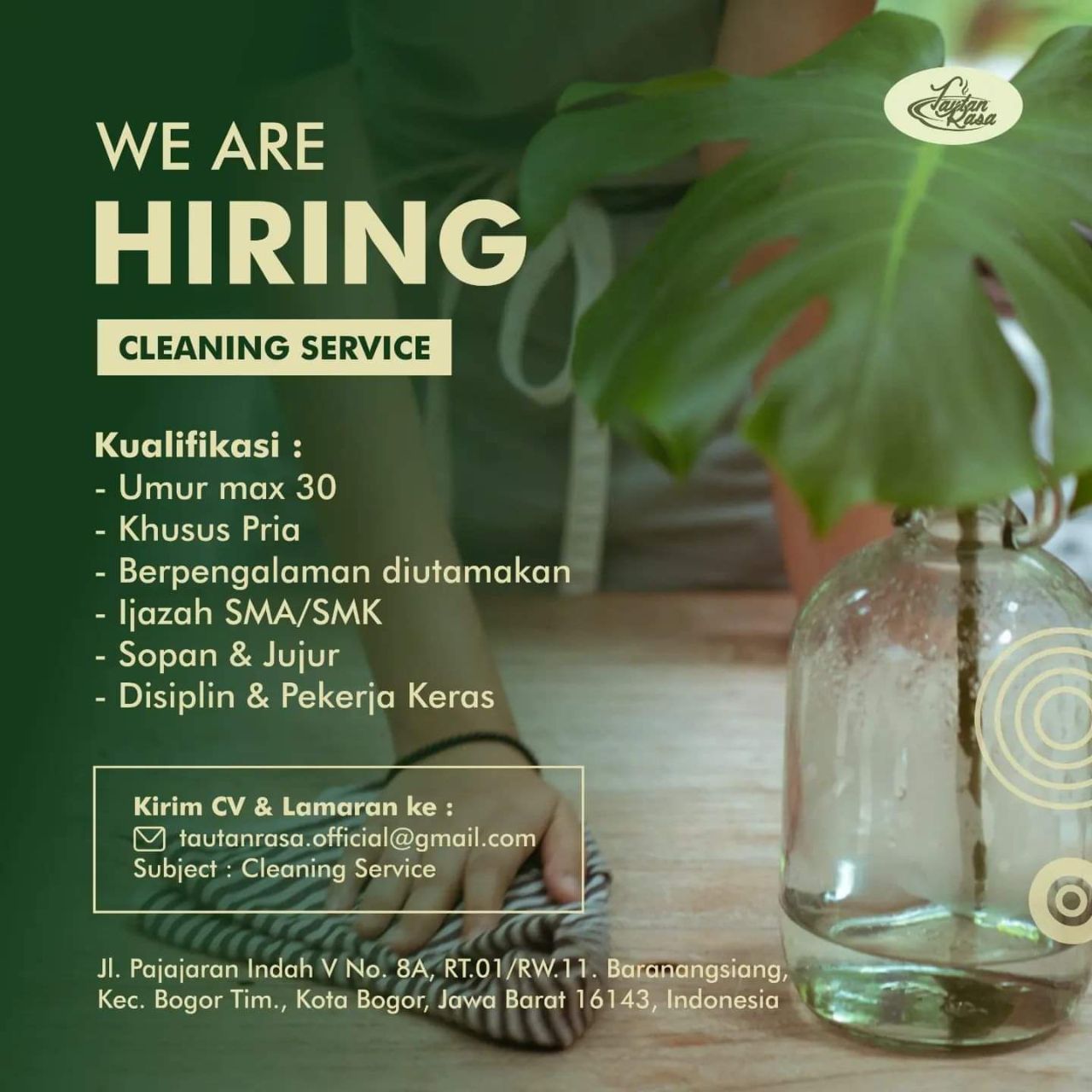 CLEANING SERVICE TAUTAN RASA | AtmaGo