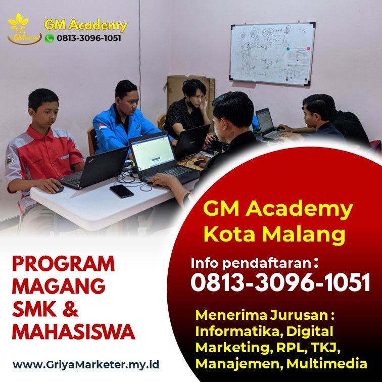 Call 0813-3096-1051, Program Magang Multimedia Terdekat Malang | AtmaGo
