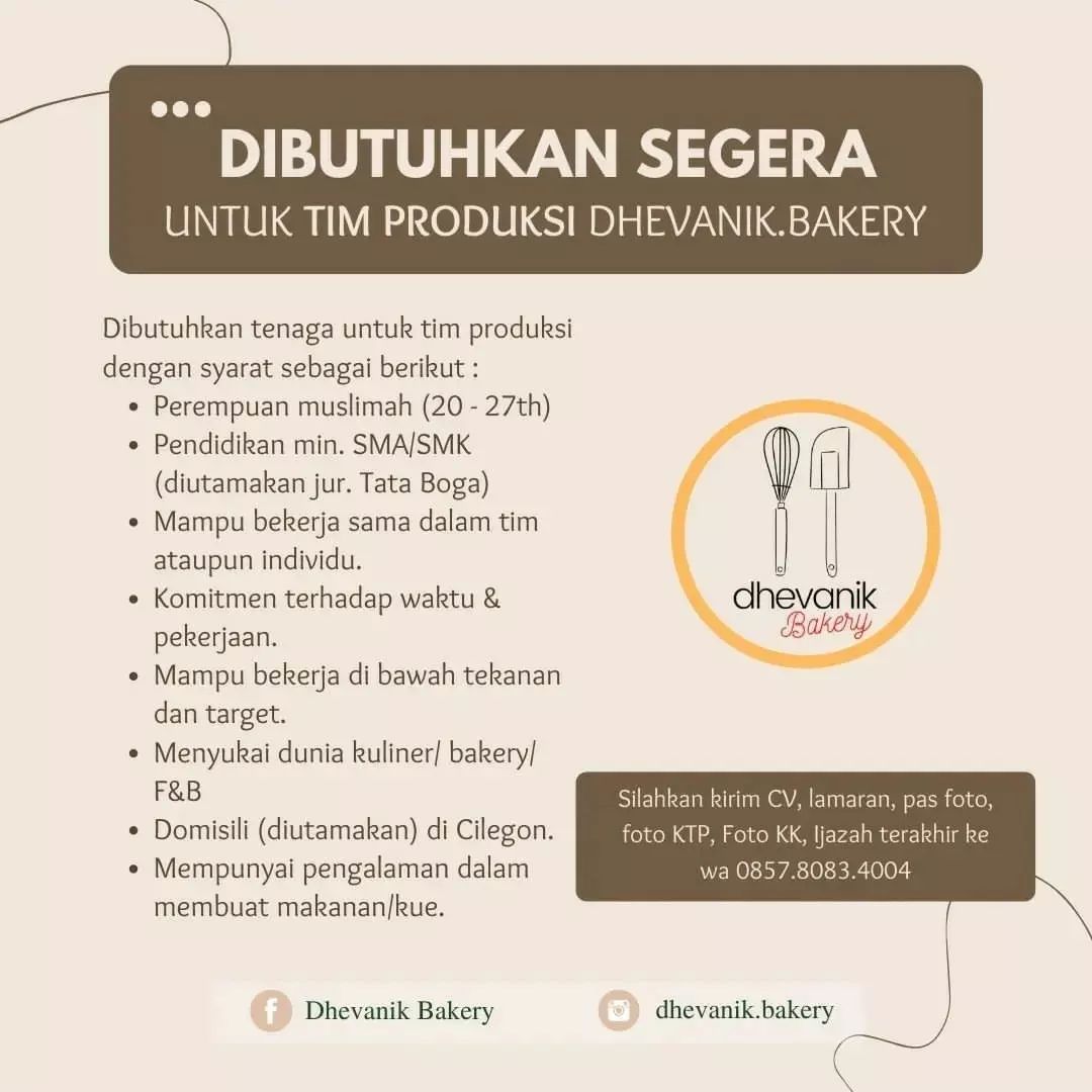 TIM PRODUKSI BAKERY | AtmaGo