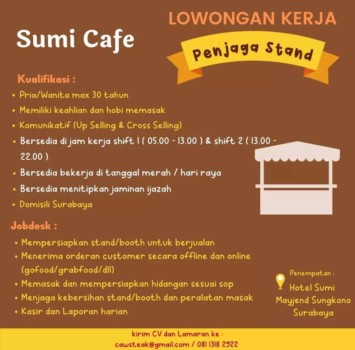 Penjaga Stand | AtmaGo