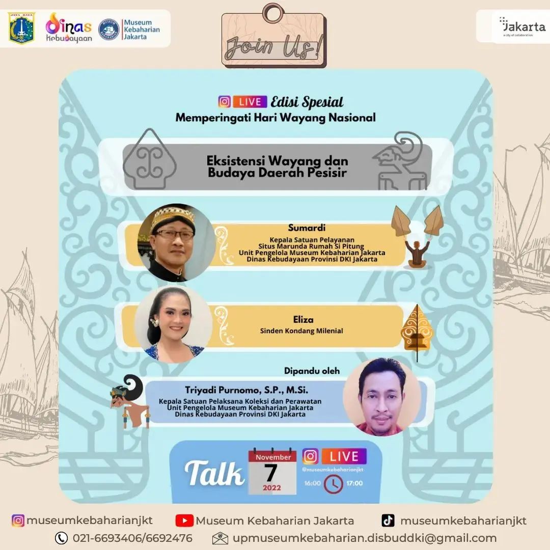 Bincang Seni Budaya: Eksistensi Wayang dan Budaya Daerah Pesisir | AtmaGo