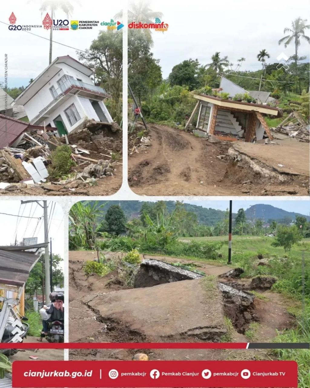 DI HARI KE-7 TOTAL 285 KALI TERJADI GEMPA SUSULAN DI CIANJUR | AtmaGo