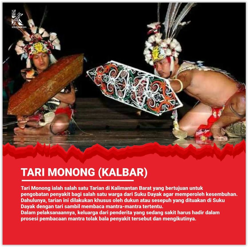 Budaya Nusantara: Tari Monong Kalimantan Barat | AtmaGo