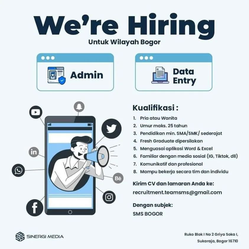 Admin dan Data Entry | AtmaGo