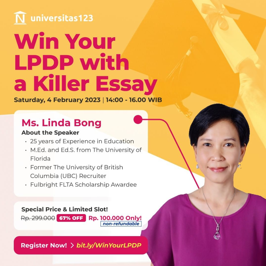 Webinar Beasiswa: Win Your LPDP with a Killer Essay | AtmaGo