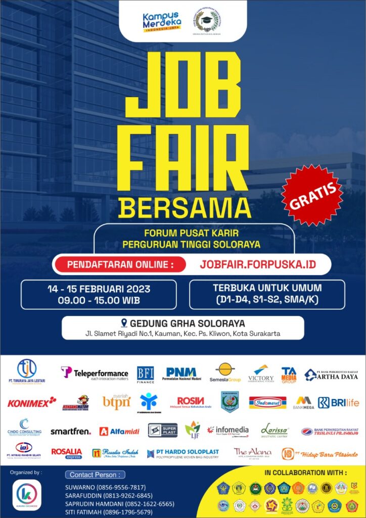 Job Fair Bersama Soloraya – Februari 2023 | AtmaGo