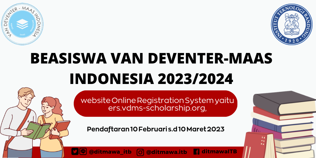 Beasiswa Van Deventer-Maas Indonesia (VDMI) Tahun 2023 | AtmaGo