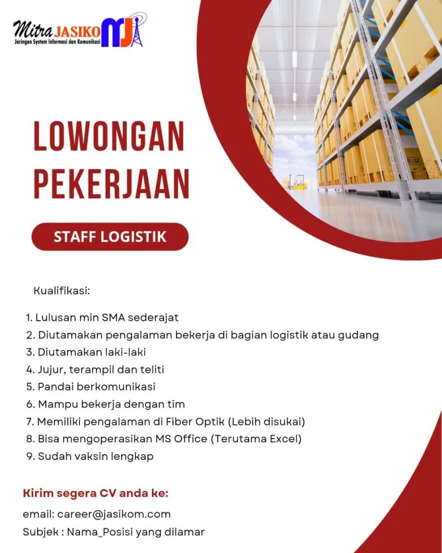 STAFF LOGISTIK | AtmaGo